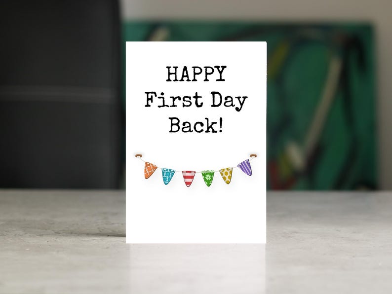 Welcome Back Card: Printable 4x6 for Coworker, Boss (digital Download ...