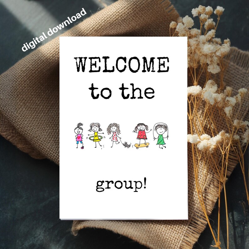 New Employee Card: Printable 4x6 Welcome (digital Download) - Etsy