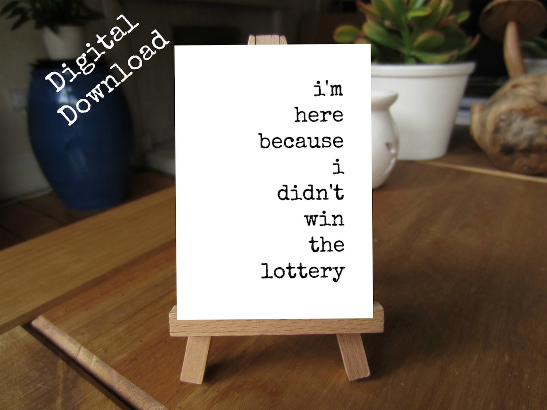 5x7 Sarcastic Cubicle Decor for Women Download, Funny Desk Sign, Cute ...