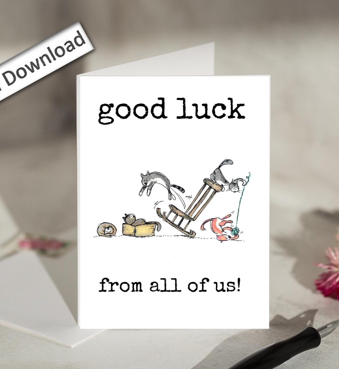Buy 4x6, Coworker LEAVING Card, PRINTABLE, Good Luck Card, From All of ...