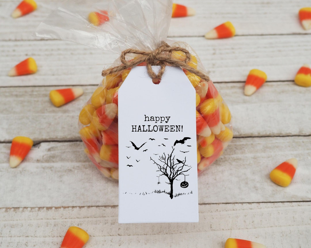 HALLOWEEN, Gift Tags, Printable, Goodie Bag, Favor Bag, Party, Candy ...