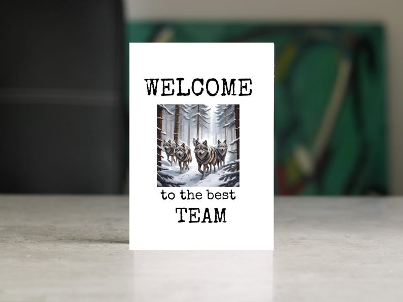 Welcome to the Team, New Employee Card: Printable Team Appreciation ...