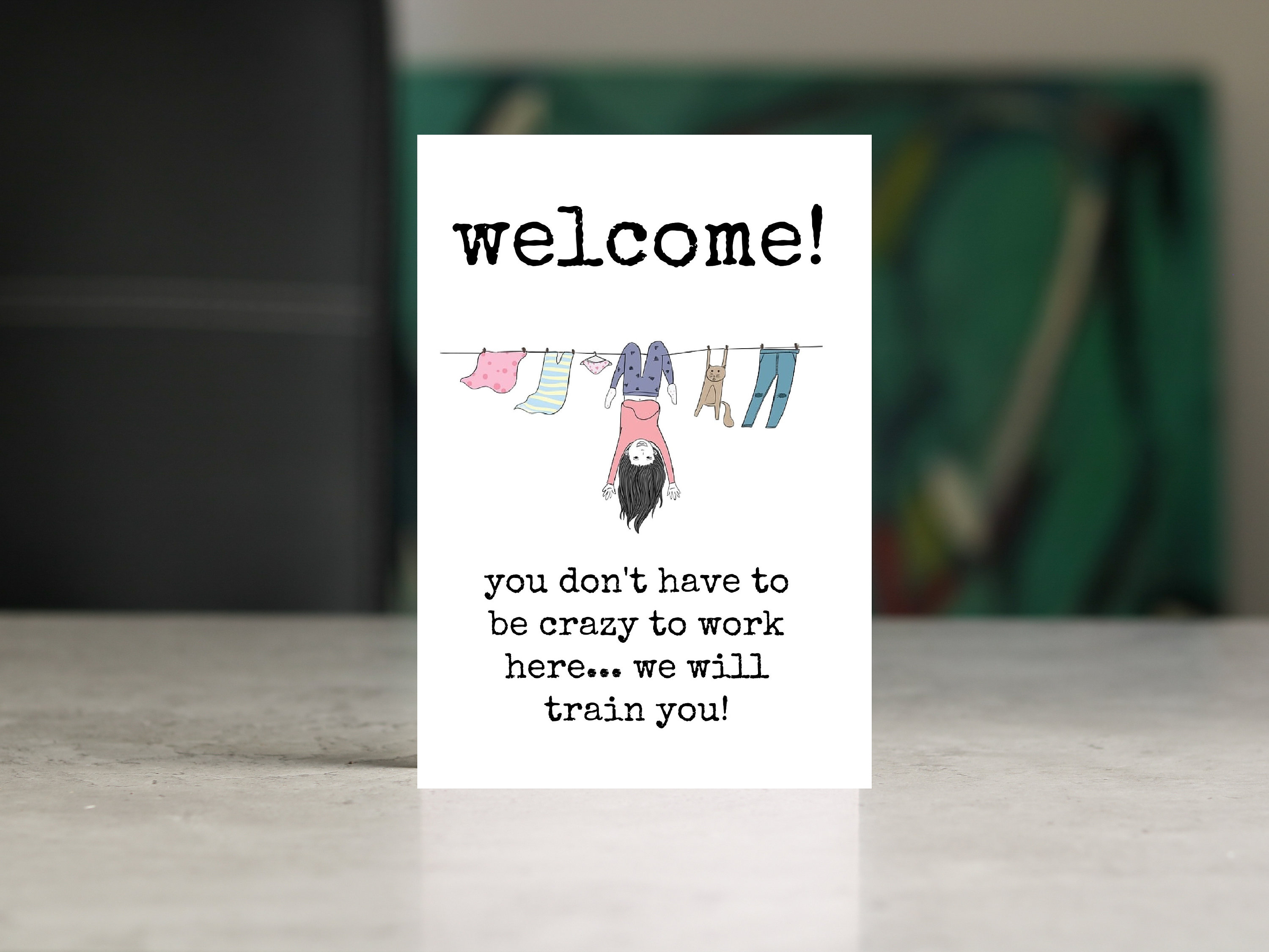 4x6, Welcome NEW EMPLOYEE, Card Download, Welcome to the Team, You Don ...