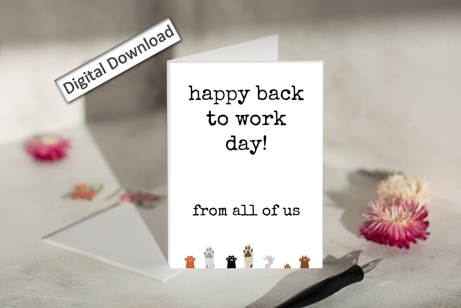 4x6, WELCOME BACK, Coworker, Boss, School, Work Bestie, Mate, Back to ...