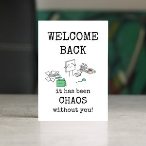 4x6, WELCOME BACK, Printable Card, Team, Coworker, Boss, School, Work ...