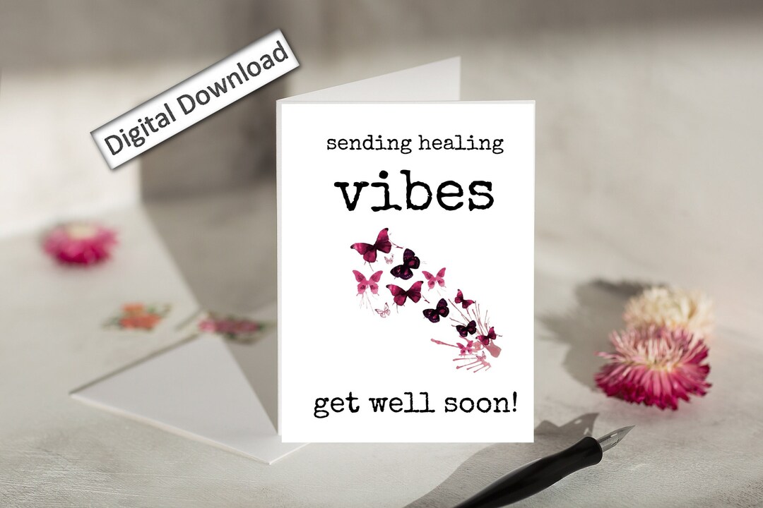 4x6, GET WELL Card, Printable, Get Well Soon, Feel Better, Get Better ...