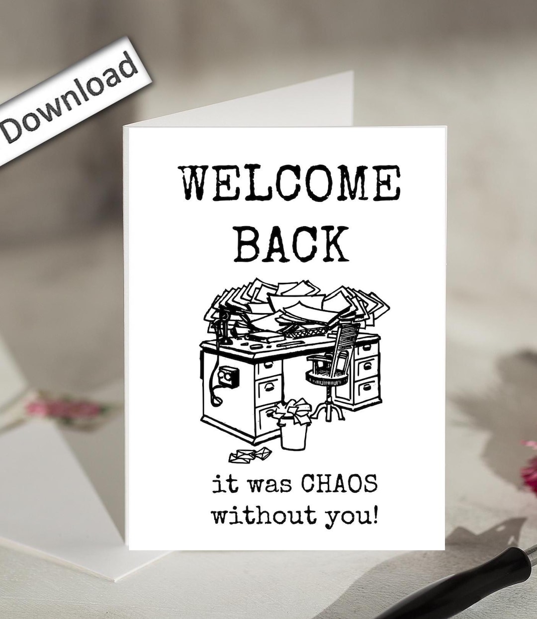 4x6, WELCOME BACK, Coworker, Boss, School, Work Bestie, Mate, Back to ...