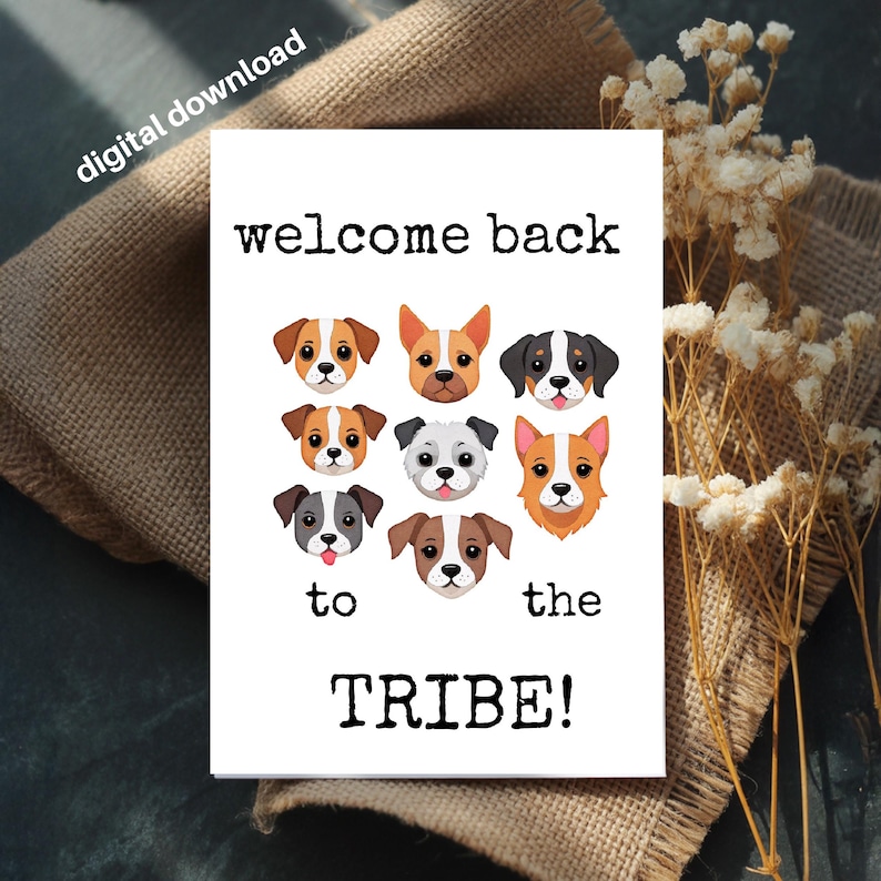 Welcome Back Card: Minimalist Printable for Coworkers (4x6 Digital ...