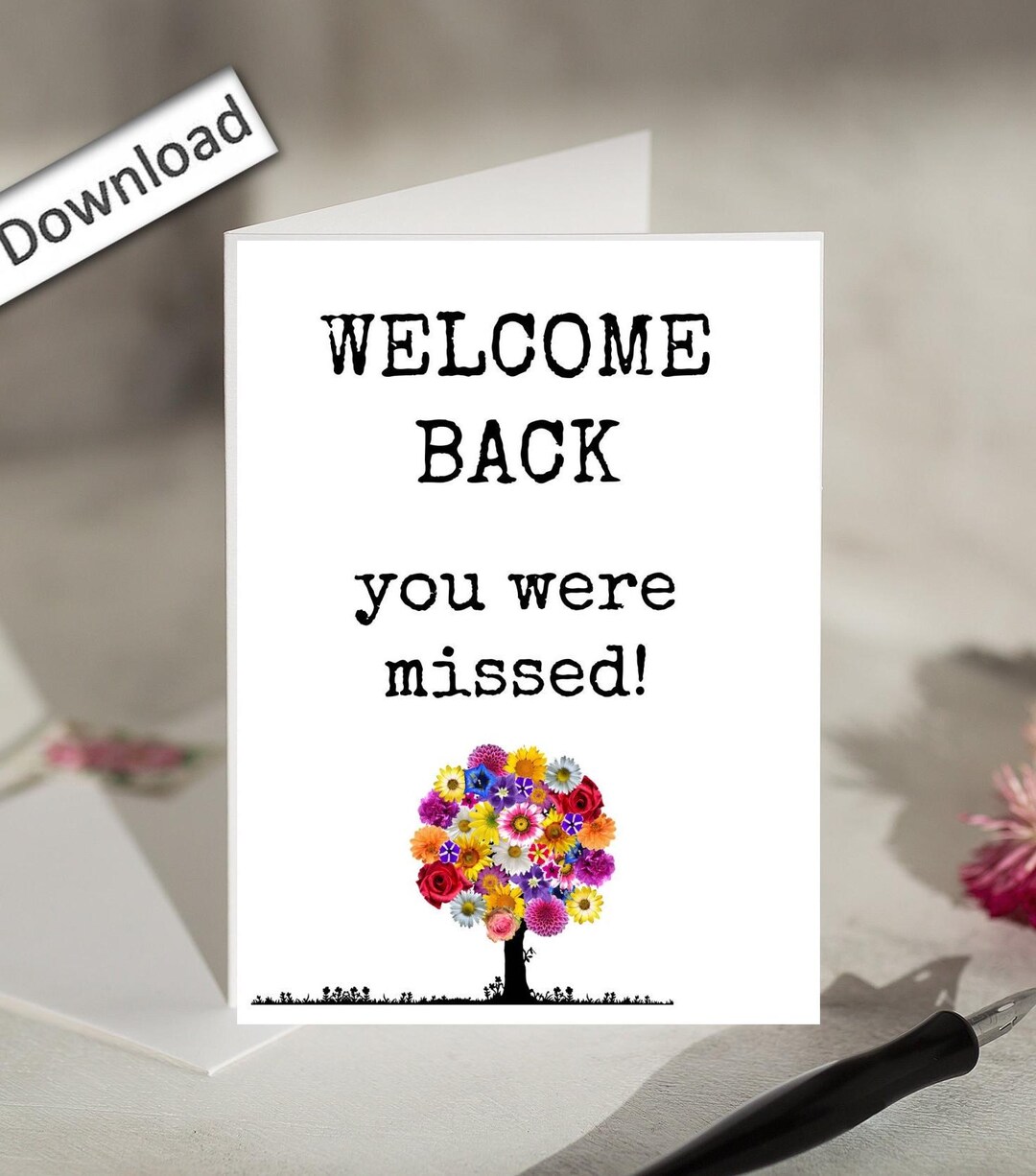 4x6, WELCOME BACK, to the Team, Coworker, Boss, School, Work Bestie ...