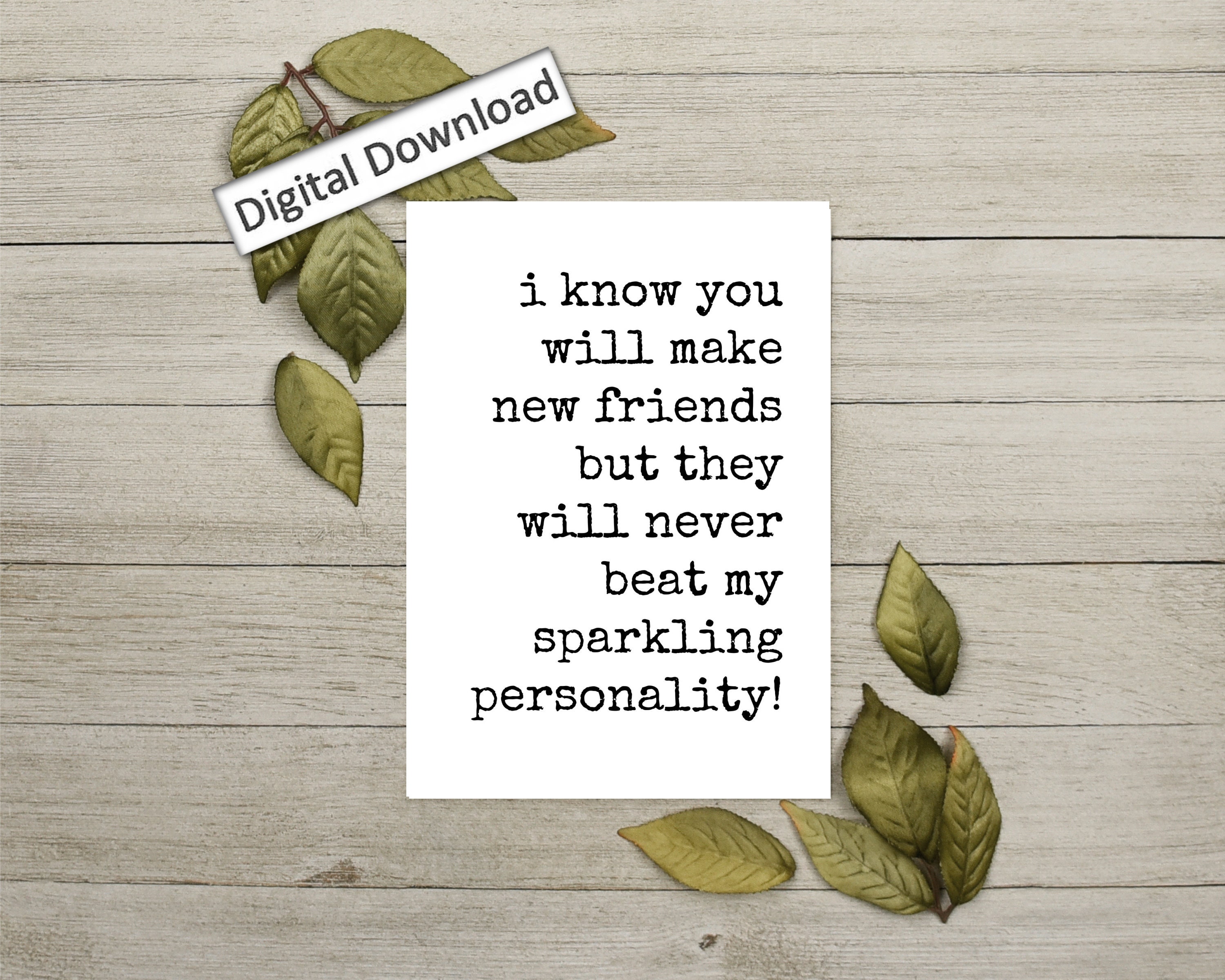 4x6 Coworker LEAVING Card, Going Away, Leaving Job, Funny, Sarcastic ...