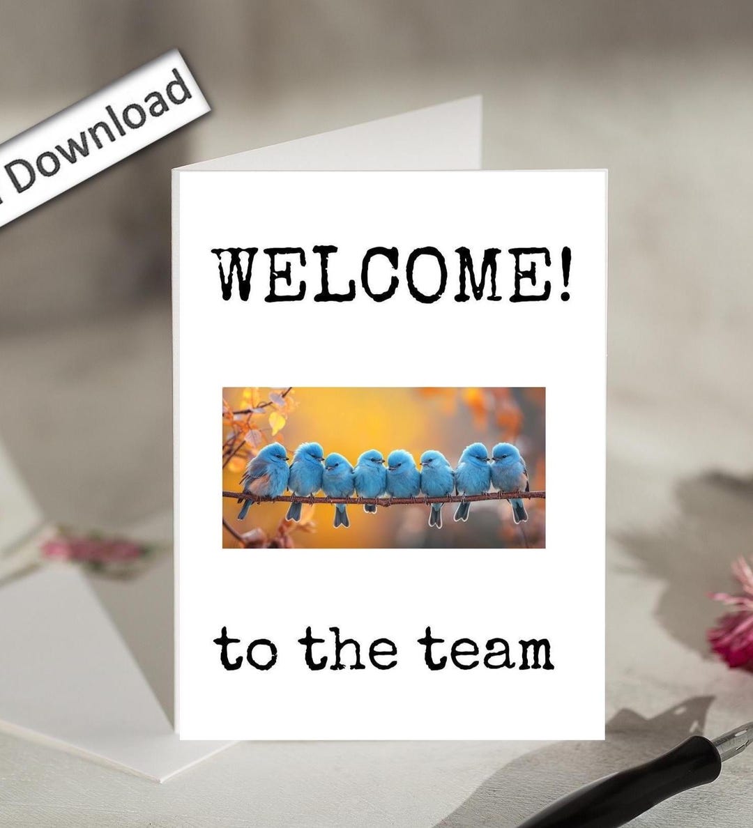 4x6, Welcome NEW EMPLOYEE, Card, PRINTABLE, Welcome to Our Team, Cute ...