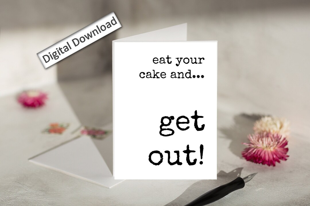 4x6, Coworker LEAVING Card, Printable, Rude, Sarcastic, Cheeky, Goodbye ...