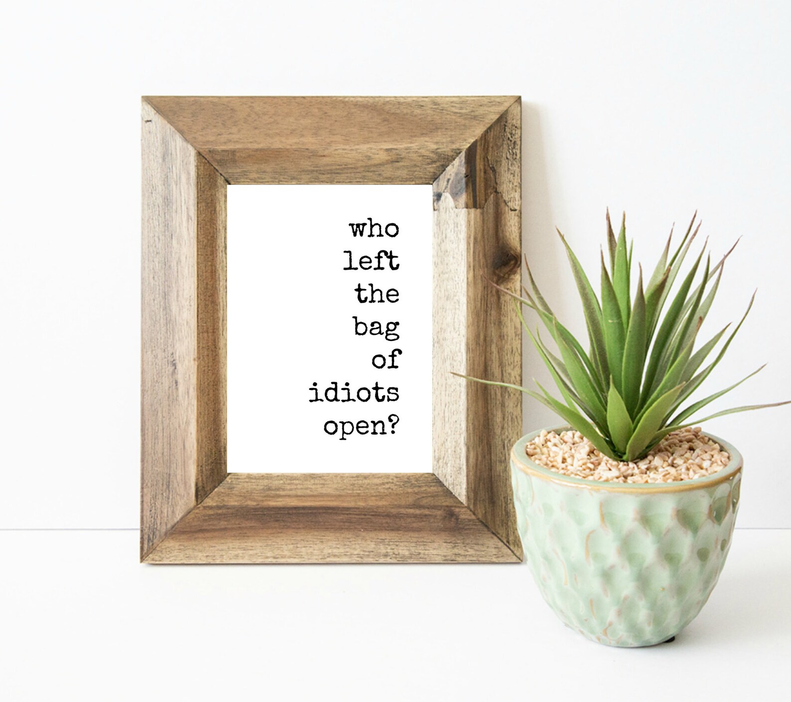 5x7 Funny Desk Quote, Cubicle Decor, Desk Decor Printable, Sarcastic ...