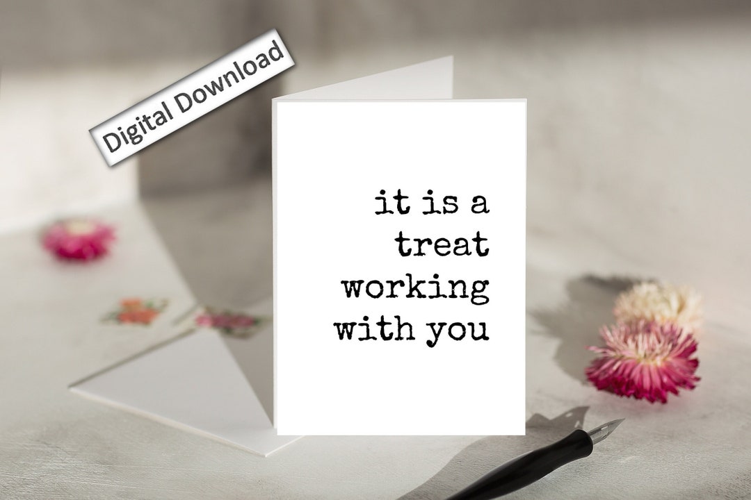 4x6, Coworker APPRECIATION Card, PRINTABLE, Work Bestie Card, Colleague ...