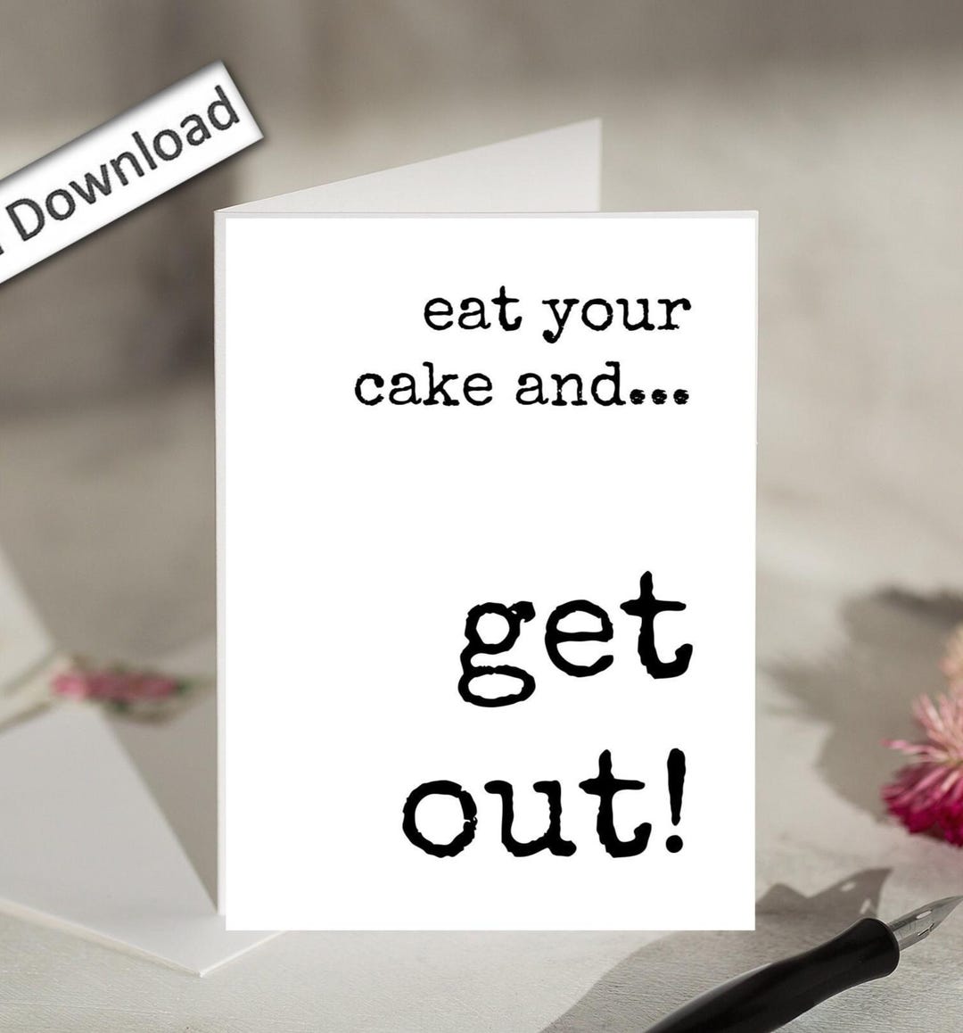 4x6 Coworker LEAVING, Card, PRINTABLE, Rude, Sarcastic, Coworker ...