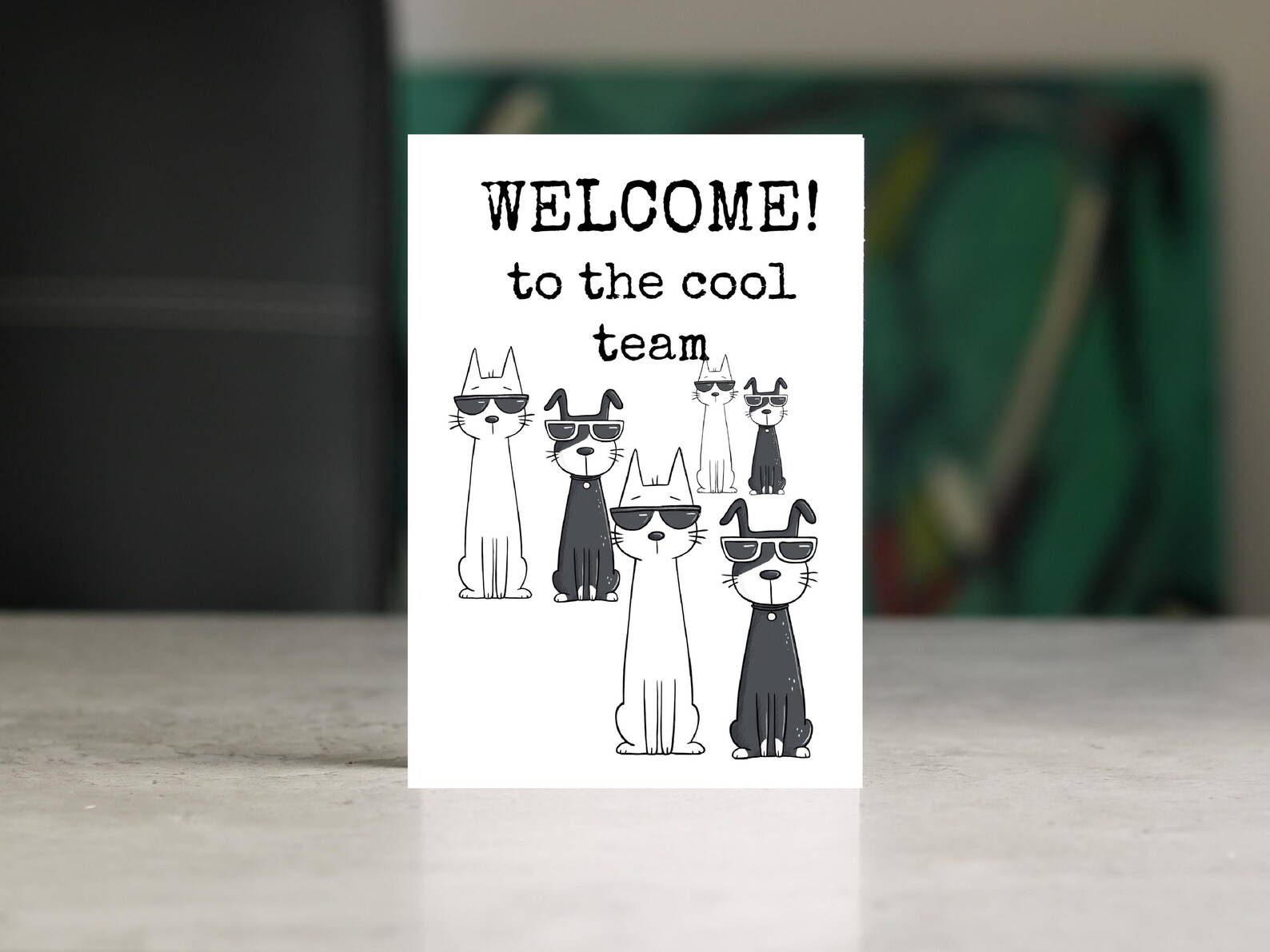 Welcome New Employee Card: Printable Team Appreciation (4x6 Digital ...