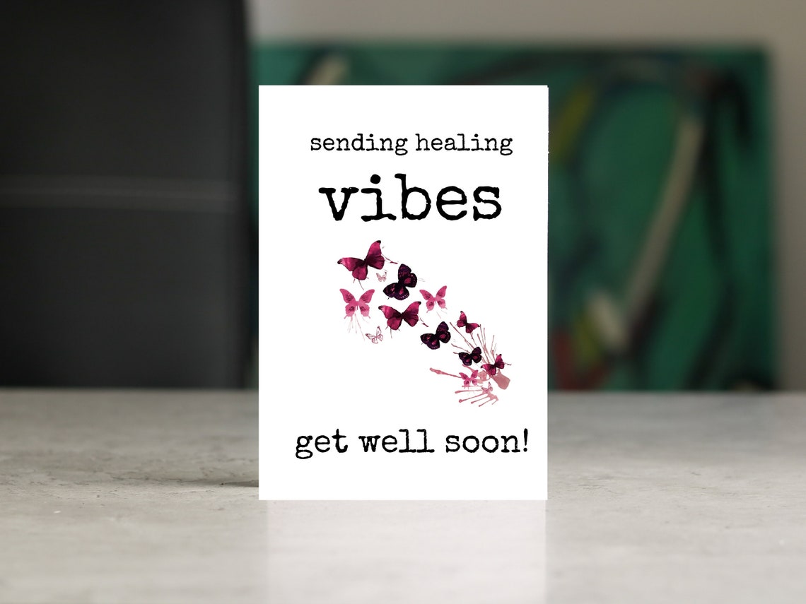 4x6, GET WELL Card, Printable, Get Well Soon, Feel Better, Get Better ...
