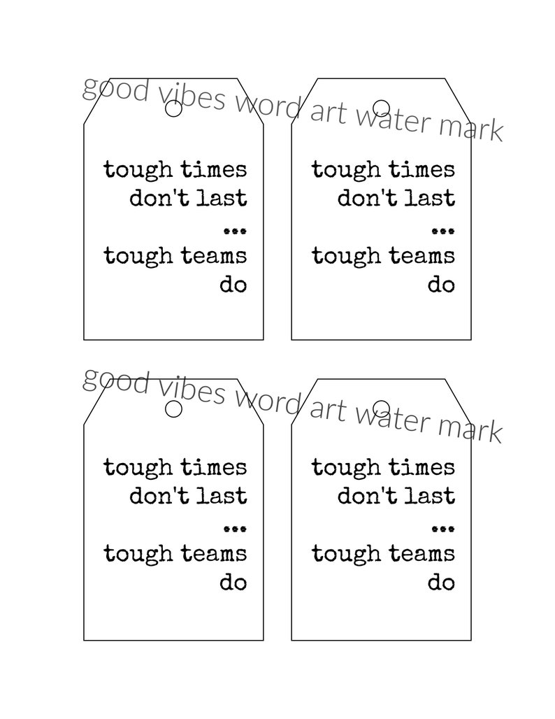 Team Appreciation Gift Tags: Printable Employee Encouragement (download ...