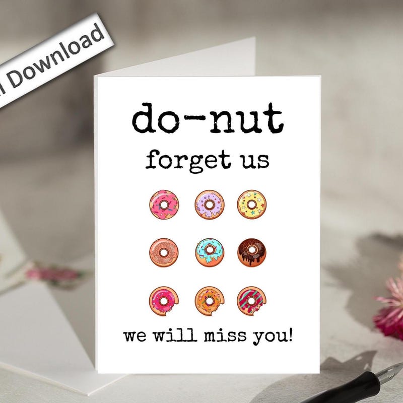 Donut Forget Us - Etsy