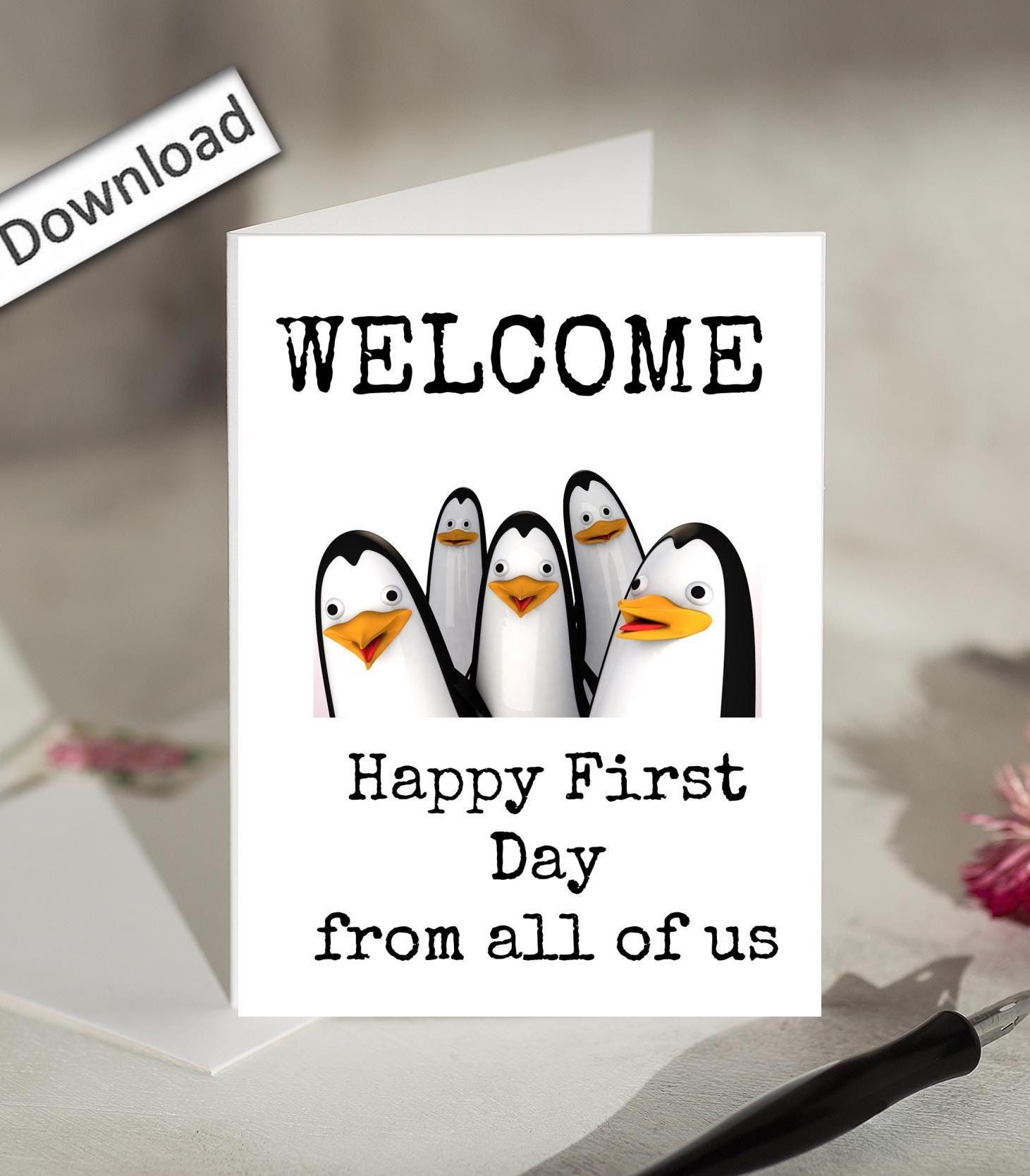 New Employee Welcome Card: Printable Team Appreciation (4x6 Digital ...