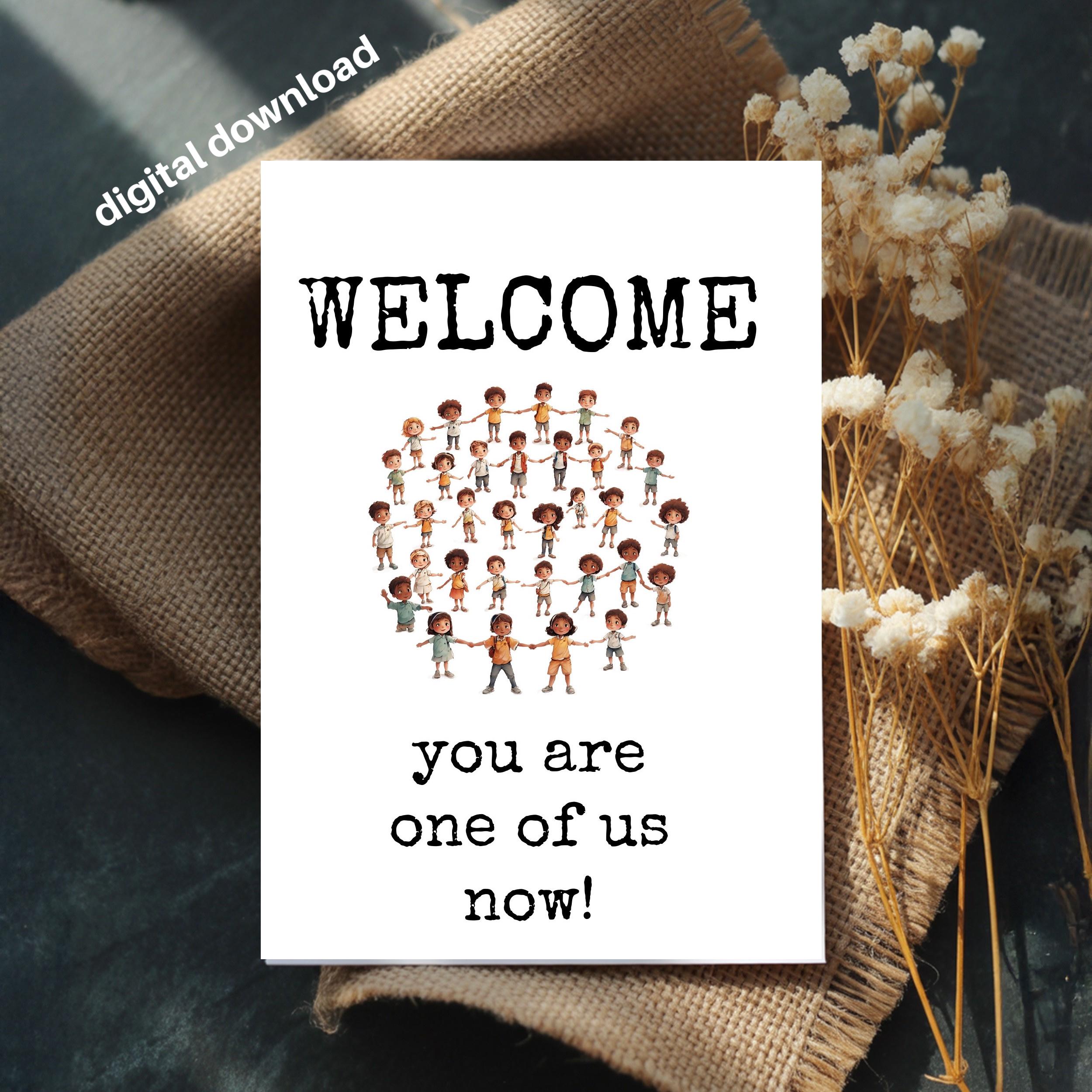 Welcome New Employee Card: Printable Team Appreciation (digital ...