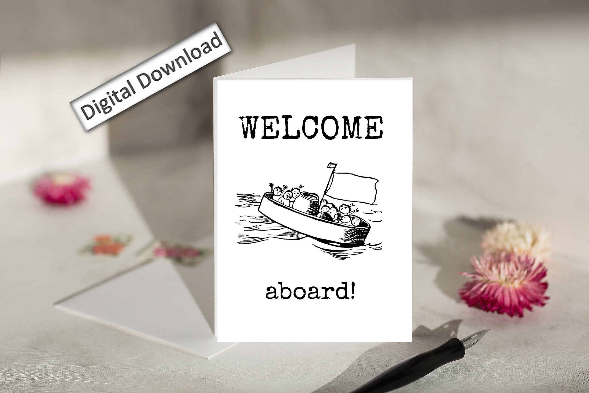 4x6, New EMPLOYEE, Welcome Aboard, PRINTABLE, New Team Member, Team ...