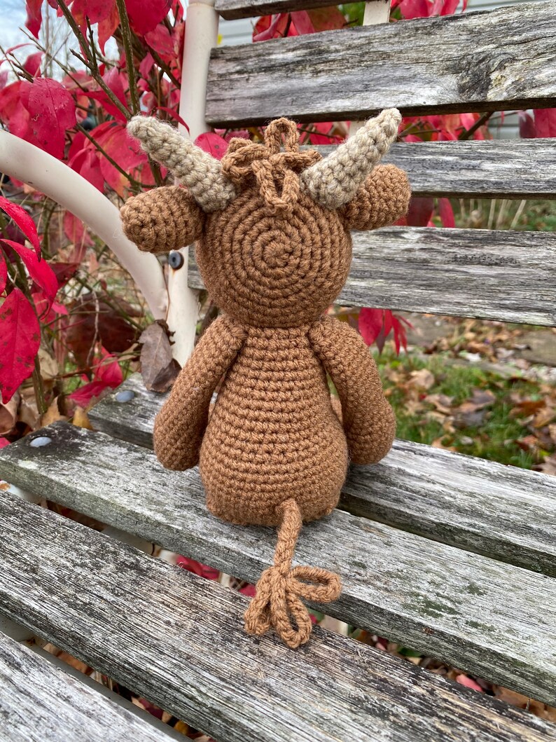 Douglas the Highland Cow Crochet Toy - Etsy
