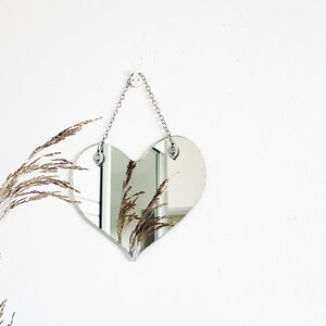 Minimal Boho Small Heart Shaped Mirror Valentines Decor - Etsy