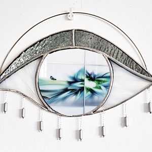 Boho Stained Glass Eye Mirror Decorative Evil Eye Decor All - Etsy