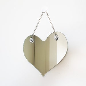 Minimal Boho Small Heart Shaped Mirror Valentines Decor - Etsy