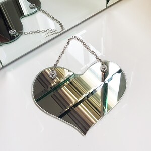 Minimal Boho Small Heart Shaped Mirror Valentines Decor - Etsy