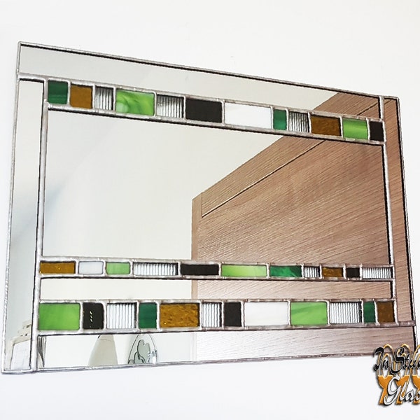 Stained Glass Mirror - Etsy