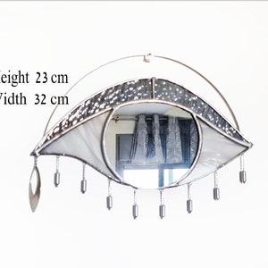 Boho Stained Glass Eye Mirror Decorative Evil Eye Decor All - Etsy
