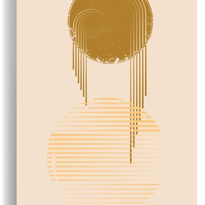 Mid Century Modern Abstract Note Card Set – Blank Cards W/ Envelopes ...