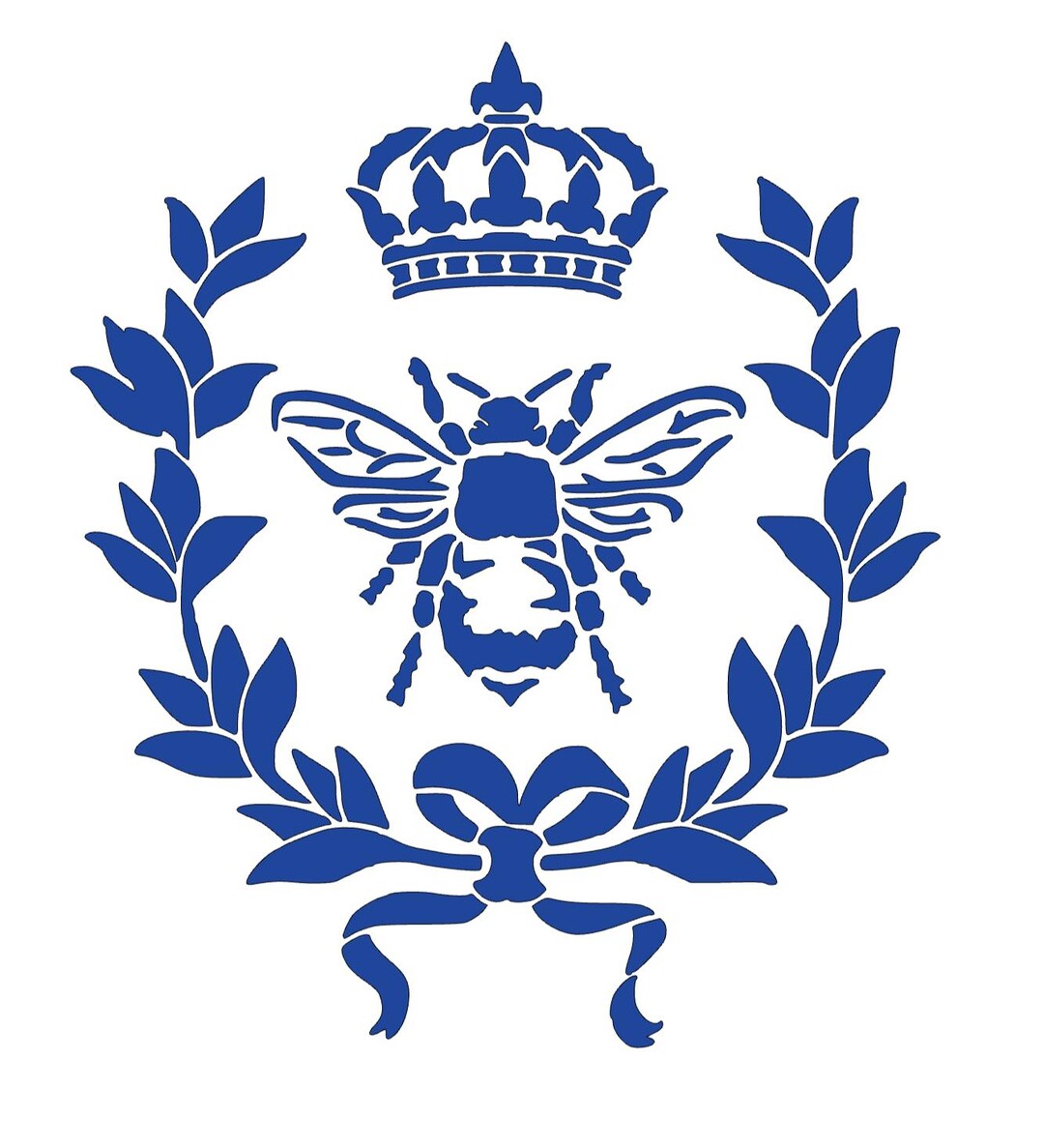 Bee Stencil- French Crown,laurel Wreath,bee,french Country-reusable-use ...