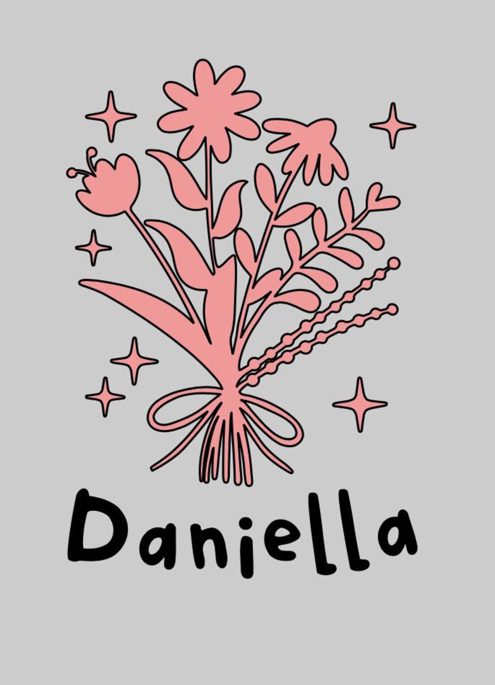 Wildflower Stencil Spring Flower Stencil Your Wall,sign, Art, Fabric ...