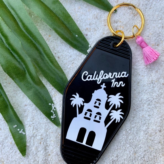 Vintage Style Motel Keychain Desert Keychain California | Etsy