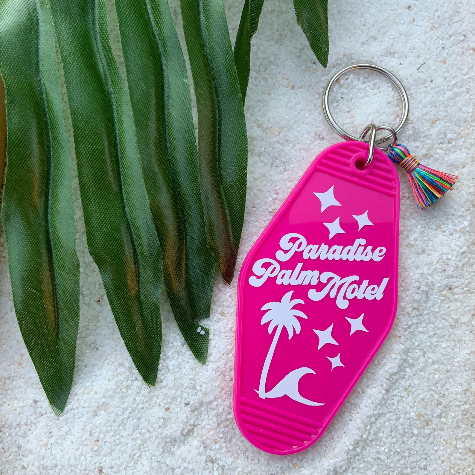 Motel Keychain, Beach Keychain Fob, Hawaiian Keychain, Best Friend ...