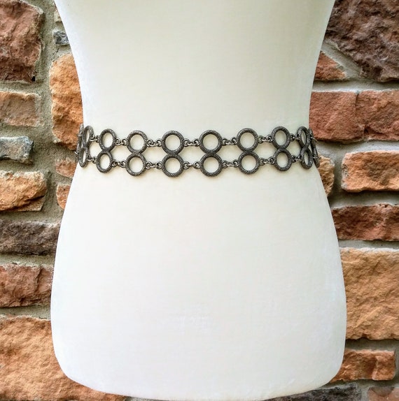 Vintage funky belt circles - Gem