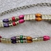 Vintage Beaded Chain Belt Gold Metal Textured Links Colorful - Etsy
