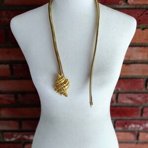 Vintage Snake Belt Conch Shell Seashell Ocean Sea Buckle - Etsy