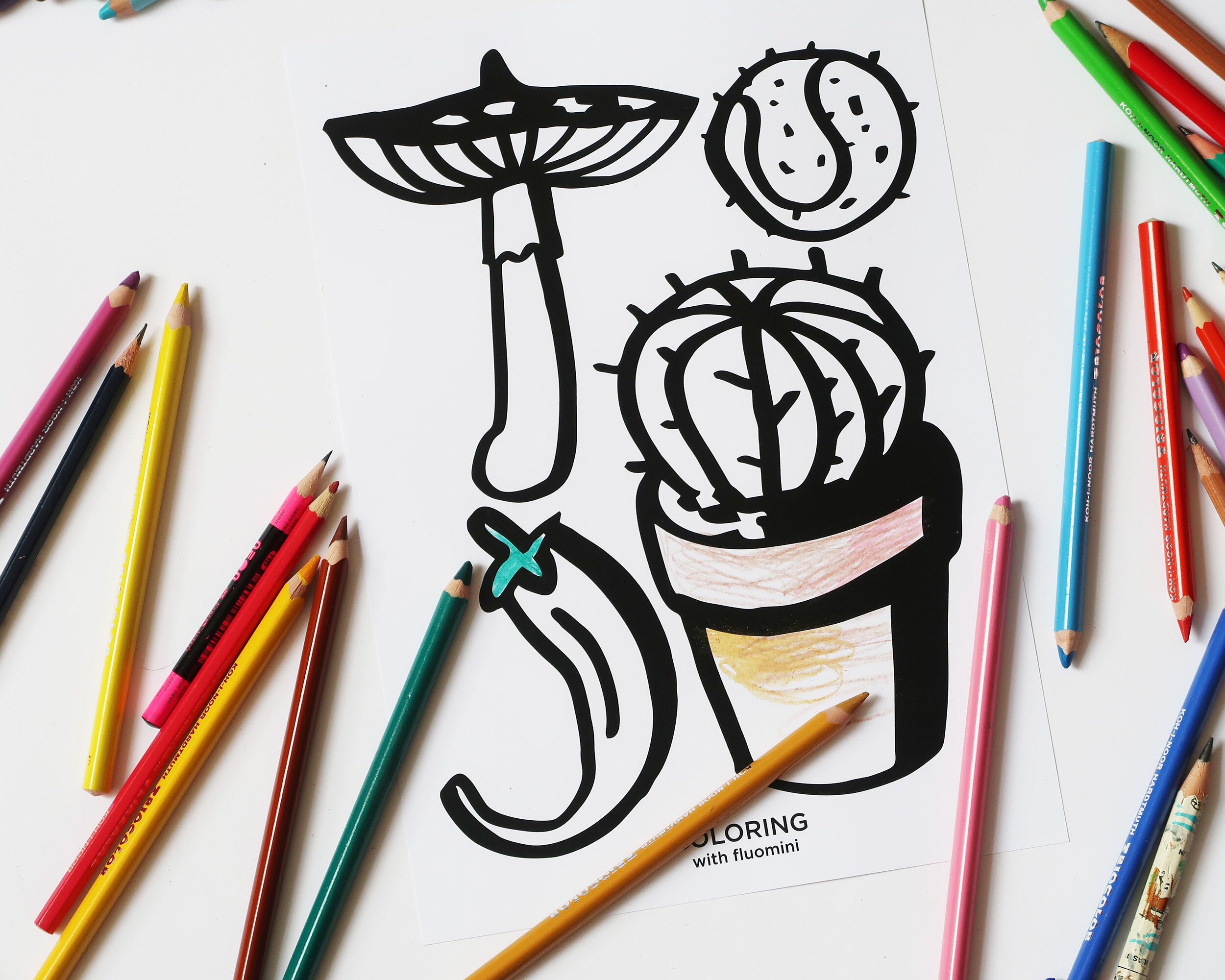 Páginas para colorear para niños páginas para colorear | Etsy