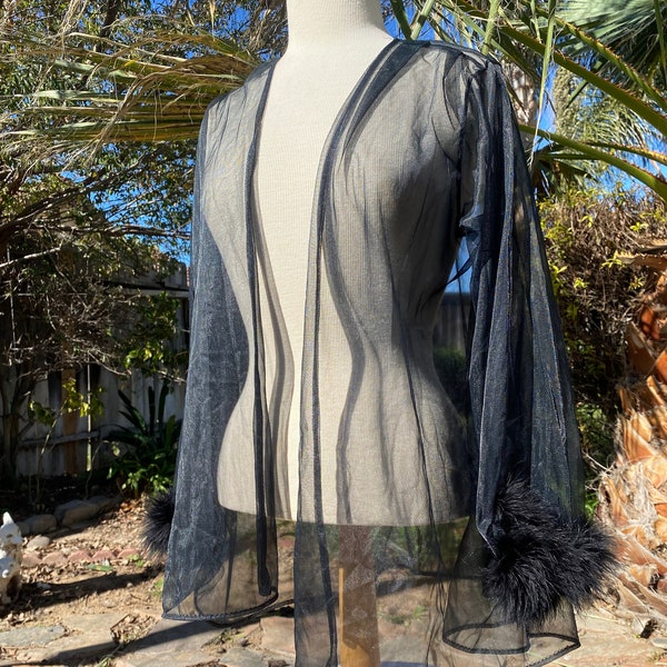 Sheer Robe - Etsy