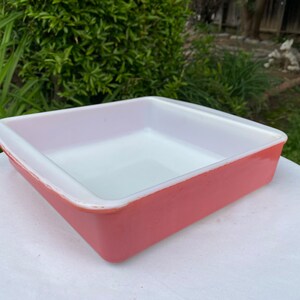 Vintage Pyrex Square Flamingo 222 Baking Dish, Casserole Dish - Etsy