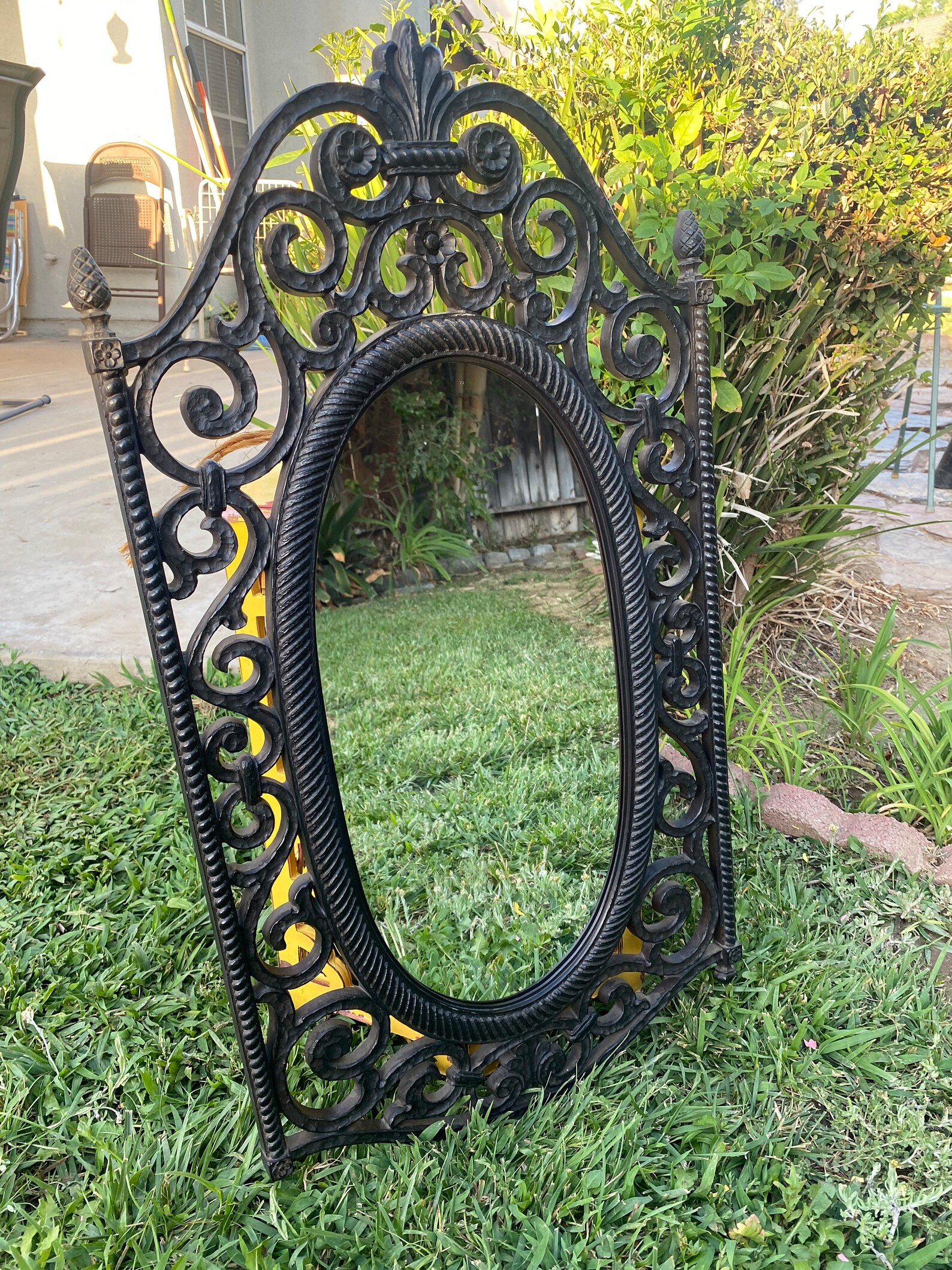 Vintage 1970's Syroco Floral Scroll Hollywood Regency - Etsy