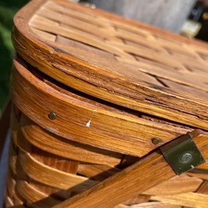 Vintage West Rindge Baskets, Inc Picnic Basket, 1940s Pie Basket - Etsy