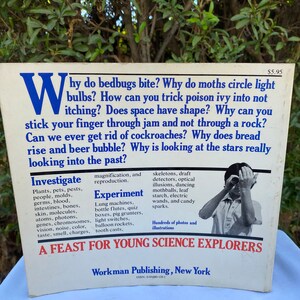 Vintage 1970’s the Science Book, Kids Experiment Paperback Book ...