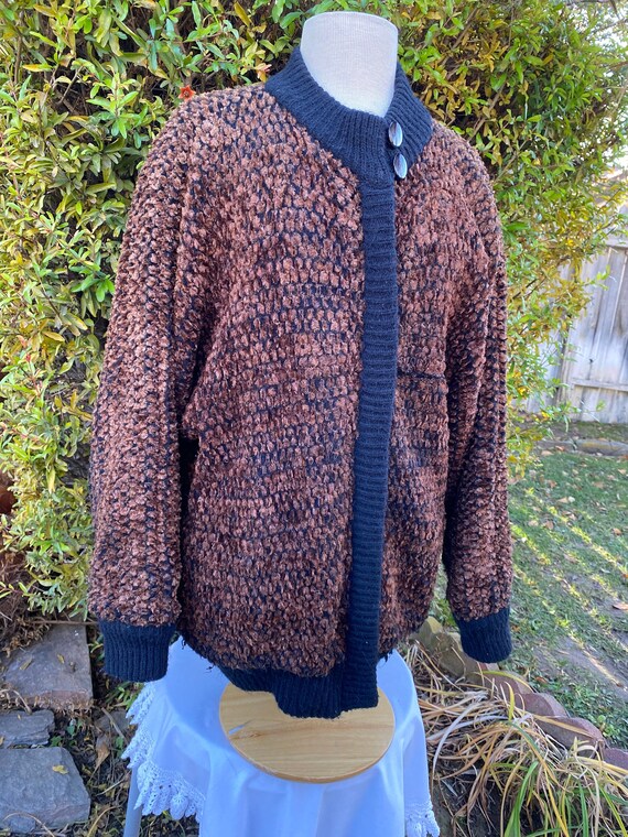 Heavy Chunky Knit Zip Up - Gem