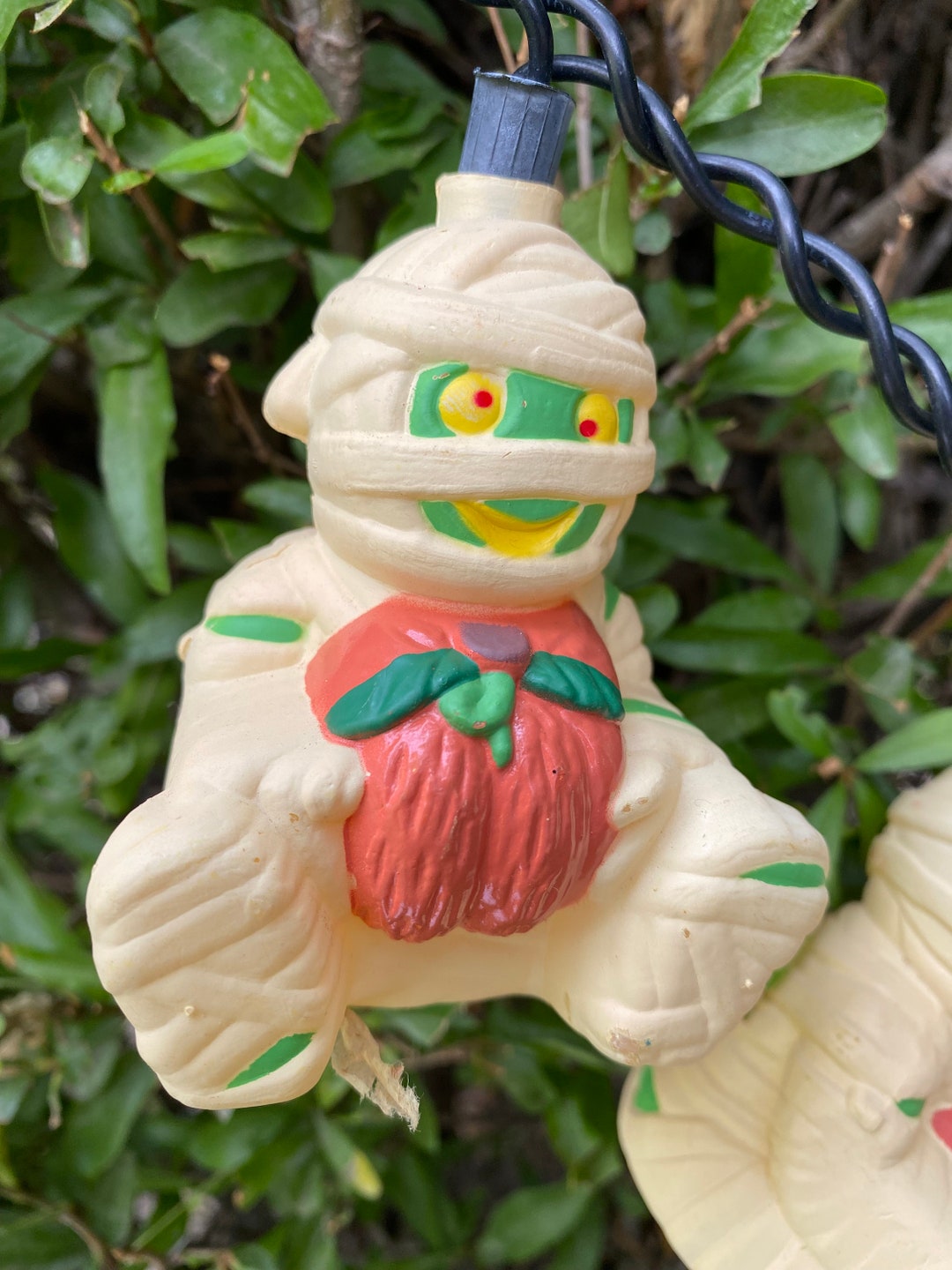 Vintage Plastic Halloween Mummy String Light Covers - Etsy