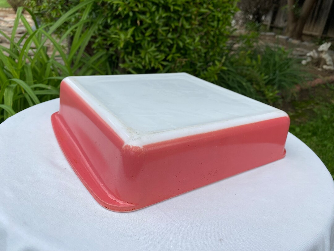 Vintage Pyrex Square Flamingo 222 Baking Dish, Casserole Dish - Etsy